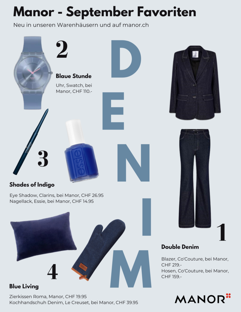 Manor - September Favoriten | Flowcube Newsroom